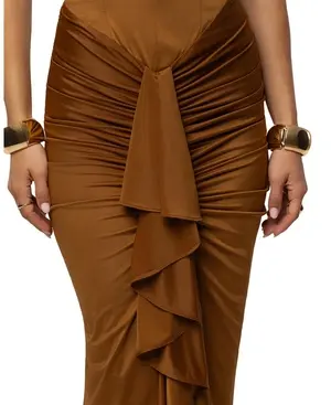 JLUXLABEL Isabella Strapless Maxi Gown