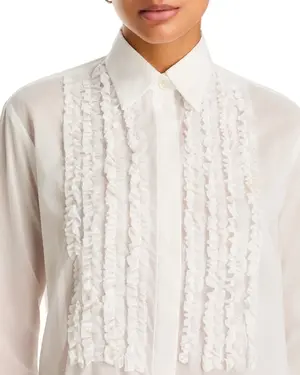 CISSA The Cotton Ruffle Shirt