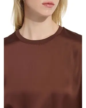 Lyssé Ginger Mixed Media Dolman Sleeve Top