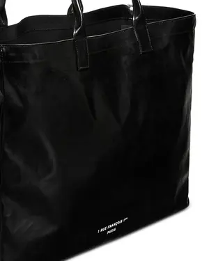 ANINE BING Leo Large Coated Canvas Tote Bag