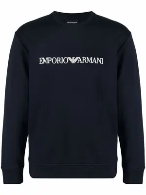 Emporio Armani Logo Cotton Sweatshirt