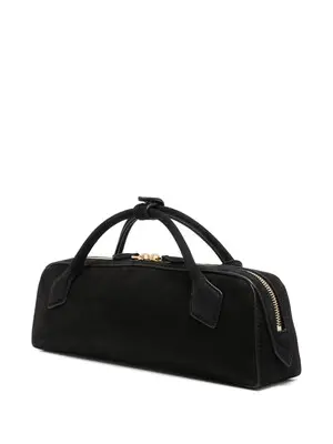 Alaïa Le Teckel Leather Clutch - Black