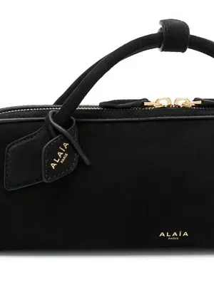 Alaïa Le Teckel Leather Clutch - Black