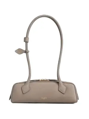 Alaïa Le Teckel Small Leather Shoulder Bag - Beige