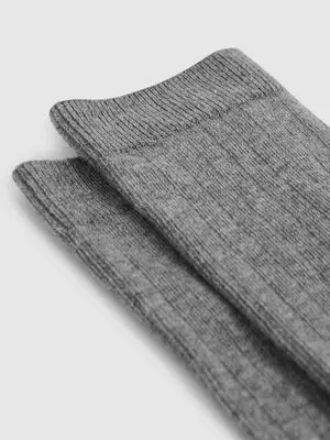 REISS Ribbed Loafer Socks