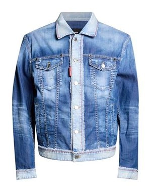 Dsquared2 Denim Outerwear Size Cotton, Elastane - Blue