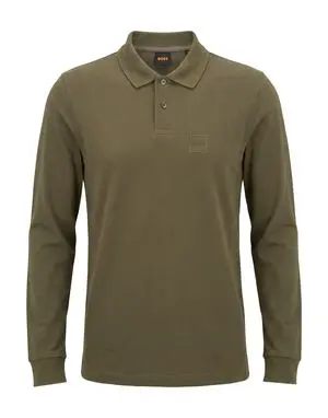 BOSS Polo Shirt Military Size Cotton, Elastane