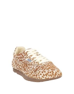 AUTRY Leopard Print Calf Hair Sneakers