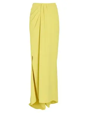 Elisabetta Franchi Maxi Skirt Lime Size Polyester