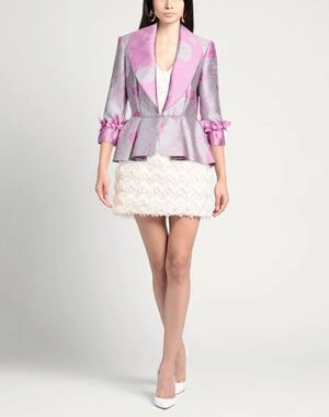 CAMILLA MILANO Floral Print Embellished Blazer