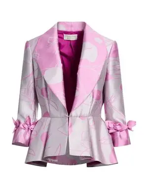 CAMILLA MILANO Floral Print Embellished Blazer