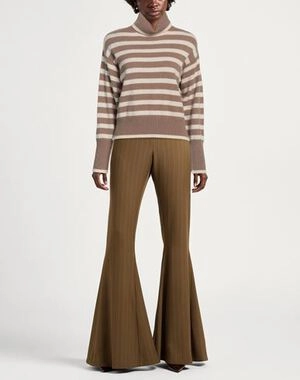 SEMICOUTURE Turtleneck Light Brown Size Cashmere, Polyamide