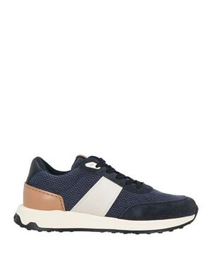 TOD'S Sneakers Midnight Size Leather, Textile Fibers - Blue