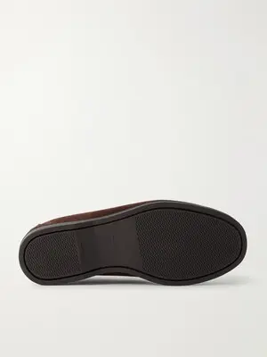 MORJAS Suede Boat Shoes