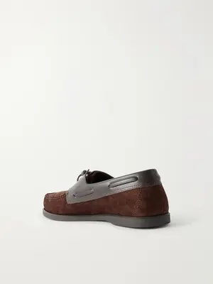 MORJAS Suede Boat Shoes