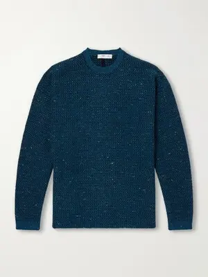 Inis Meáin Tonnta Merino Wool And Cashmere-blend Sweater