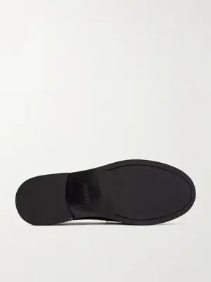 VINNY'S Yardee Tumbled Leather Loafers
