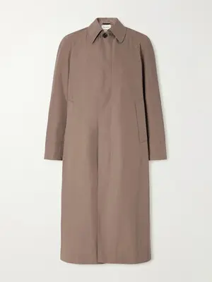 Oliver Peoples OLIVER SPENCER Lothian Cotton-Blend Twill Trench Coat Neutrals