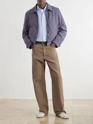 Dries Van Noten Straight-leg Cotton Trousers