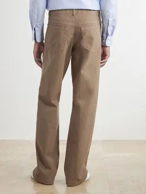 Dries Van Noten Straight-leg Cotton Trousers