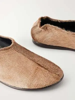 LEMAIRE Glove Calf Hair Slippers