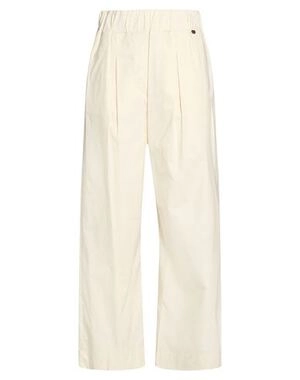 Liu Jo Pants Ivory Size Cotton, Elastane - White