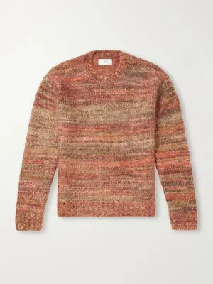 Mr P. Space-dyed Cashmere Sweater - Orange