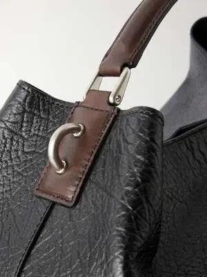 Dries Van Noten Leather Tote Bag