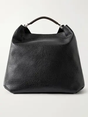 Dries Van Noten Leather Tote Bag - Black