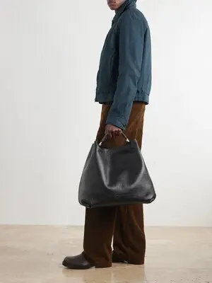 Dries Van Noten Leather Tote Bag