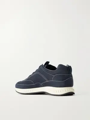 John Lobb Laced Stream Nubuck Sneakers - Blue