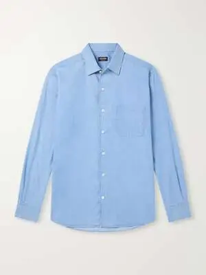Zegna Denim Shirt - Light Blue