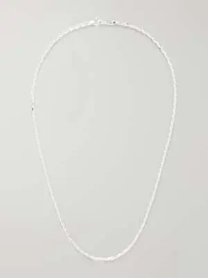 MIKIA Sterling And Emerald Necklace - Silver