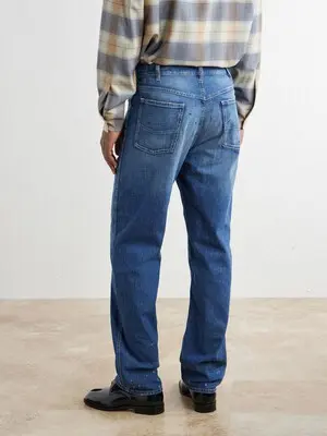 MAISON MARGIELA Straight-leg Jeans In Stained Denim