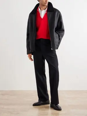 Auralee Reversible Shearling Jacket