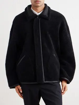 Auralee Reversible Shearling Jacket
