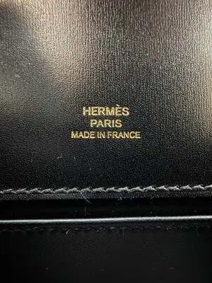 Hermès Kelly Marquete Black Box Leather Gold Hardware - Multi