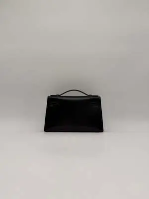 Hermès Kelly Marquete Black Box Leather Gold Hardware - Multi