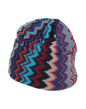 Missoni MISSONI Wool Jacquard-Knit Beanie Blue
