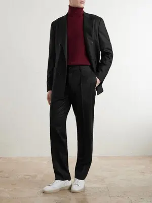 Canali Kei Double-breasted Wool Blazer