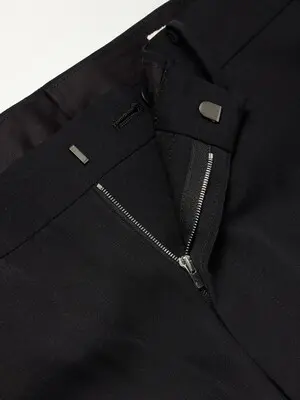 Auralee Straight-leg Wool-gabardine Trousers