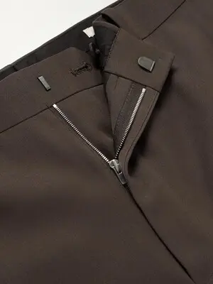 Auralee Straight-leg Wool-gabardine Trousers