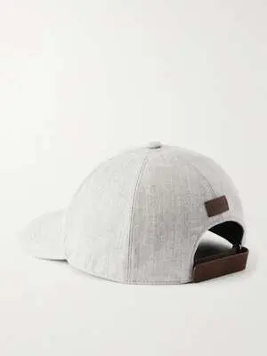 Canali Wool Baseball Cap
