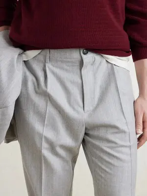 Canali Straight-leg Wool Trousers