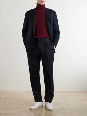 Canali Straight-leg Wool Trousers