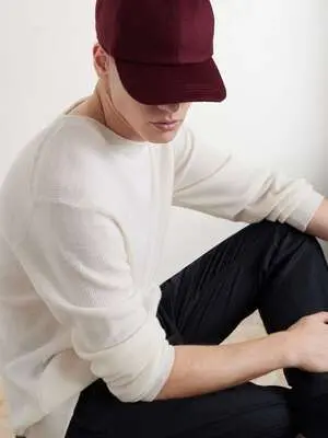 Canali Wool And Cashmere-blend Sweater - Cream