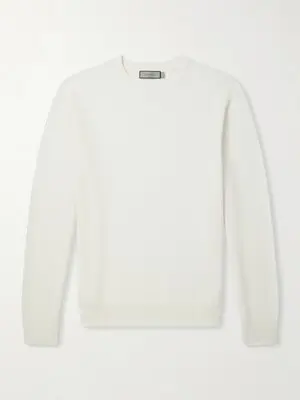 Canali Wool And Cashmere-blend Sweater - Neutrals