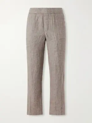 JAMES PERSE Straight-leg Linen Suit Trousers - Neutrals