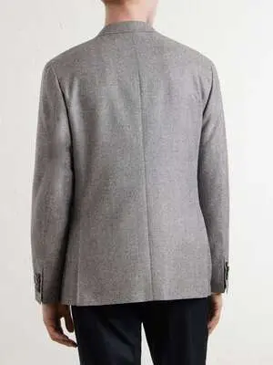 Canali Prince Of Wales Wool Blazer
