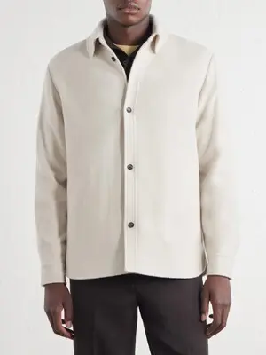 Mr P. Herringbone Cashmere Overshirt